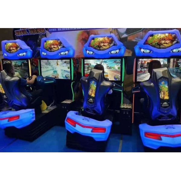 Quality 42LCD Dynamic Car Racing Game Machine Immersive With Humanity Design for sale