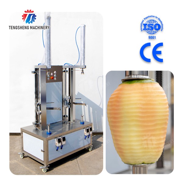 Quality papaya chieh-qua pumpkin wax gourd pineapple Vegetable Vertical double cutter for sale