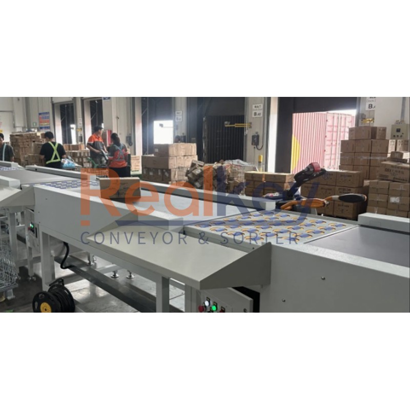 Disk Balance Wheel Electric Rotary Sorter installation example
