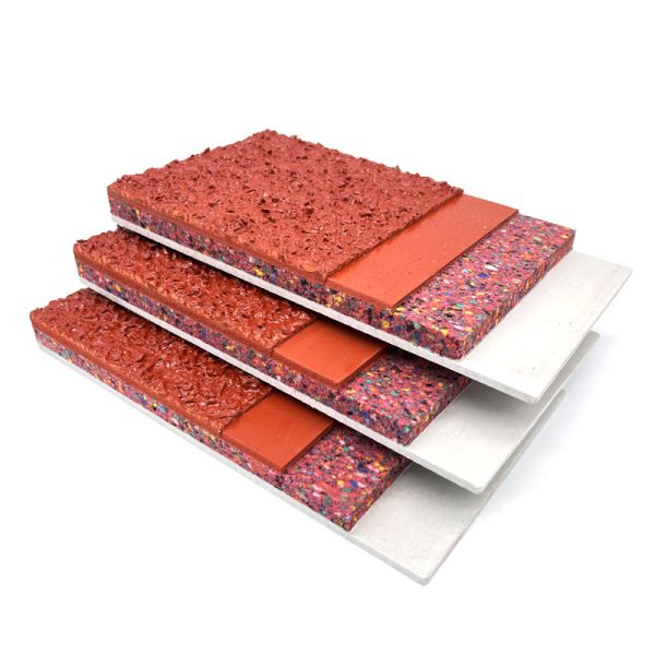 Quality Rubber Sandwich System Running Track With Excellent Weather Resistance for sale