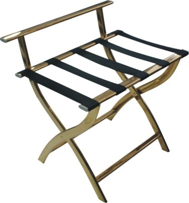 Quality High Grade Titanium Hotel Luggage Racks Folding Metal Stainless Steel for sale