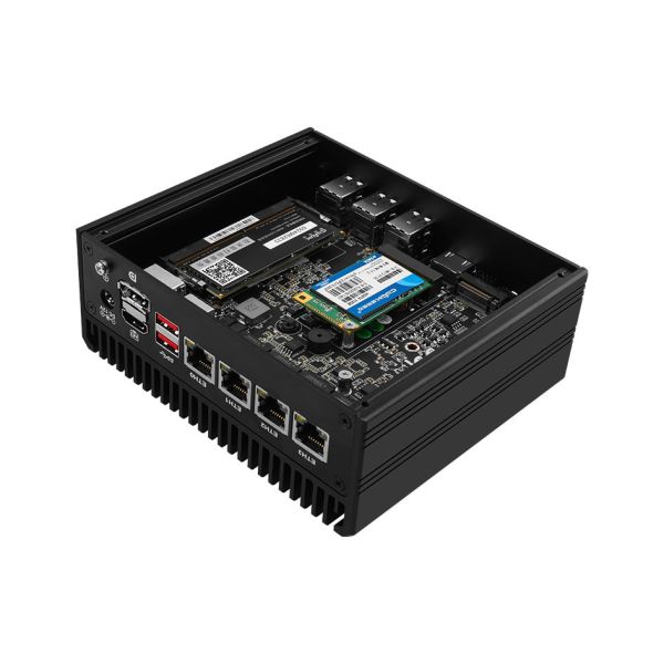 Quality Zynshield Desktop Firewall Intel N100 Pfsense Ubuntu Linux 4*2.5g Rj45 Ethernet for sale