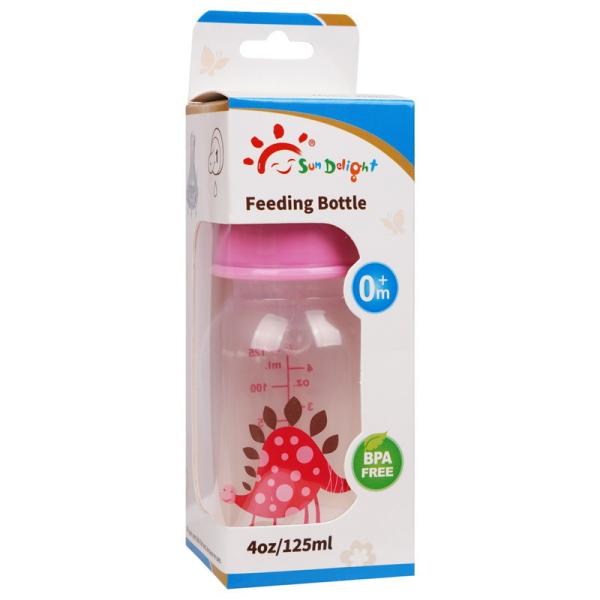 Quality BPA Free 4oz 125ml PP Baby Milk Feeding Bottle for sale