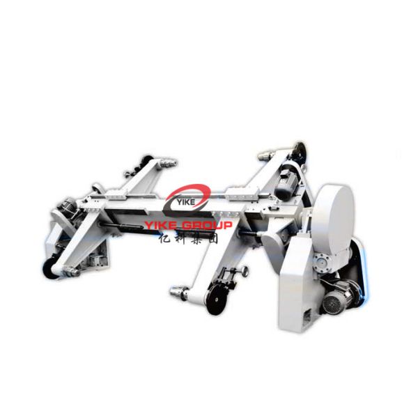 Quality Electric Drive Shaftless Mill Roll Stand / Semi Auto Reel Stand CE Certified for sale