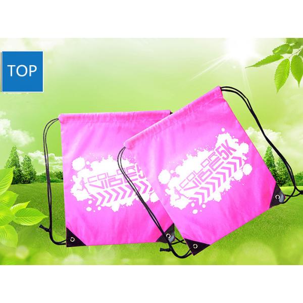 Quality Promotional Sports Backpack Polyester Drawstring , Sports Travel Backpack for sale