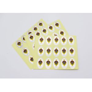 Quality Machine Roll Self Adhesive Food Label Stickers , Vinyl Custom Printed Food for sale