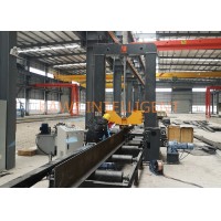 Quality 500-800mm/Min H Beam Assembly Machine Web Height 200-1500mm for sale
