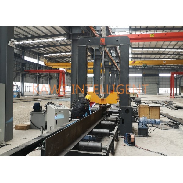 Quality 500-800mm/Min H Beam Assembly Machine Web Height 200-1500mm for sale