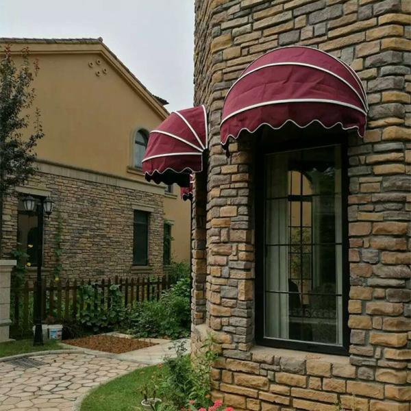 Quality Dutch Dome Shaped Awning French Window Awning Aluminum Awning Parts for sale