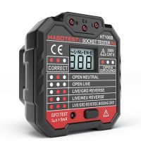 Quality AC 250V Standard LED Plug Socket Tester , HT106B Socket Outlet Tester for sale
