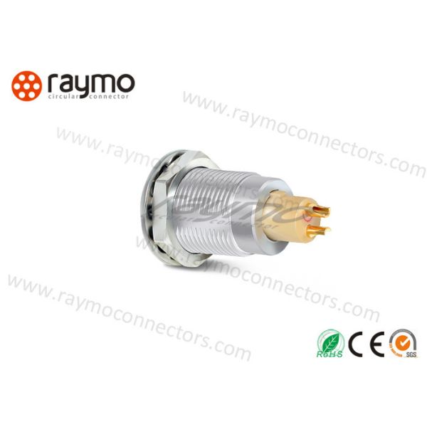 Quality Electrical IP50 Circular Push Pull Connectors 5000 Times PPS Insulator for sale