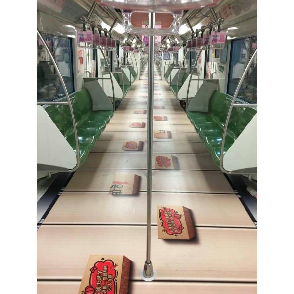Quality Protection Floor 200um PVC Vinyl Stickers Hot Temperature Endurable for sale