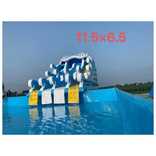 Quality Eco-Friendly Outdoor Adult Rectangular Metal Frame Inflatable Pool for Hot Water for sale