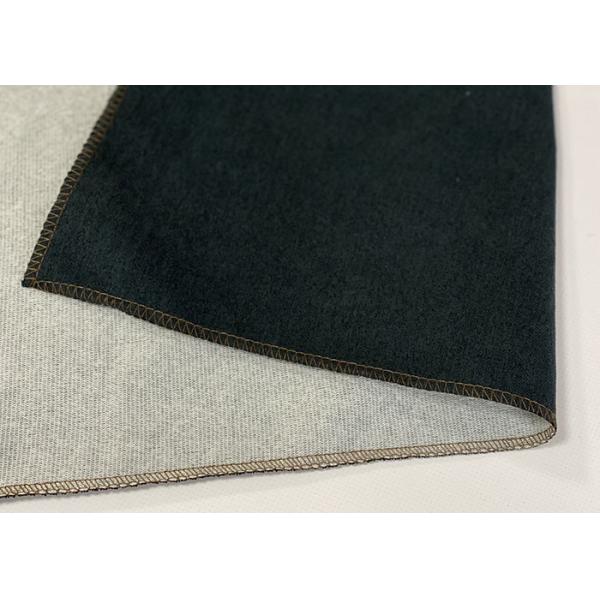 Quality 228gsm Black Chenille Upholstery Fabric Abrasion Resistant for sale