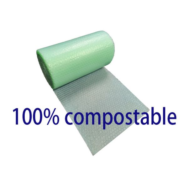 Quality 12x72FT PBAT Compostable Bubble Wrap 100% Biodegradable for sale