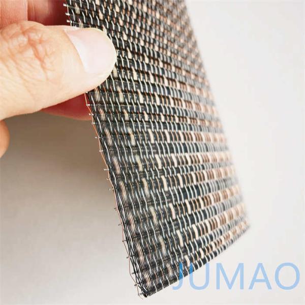 Quality Exterior Decorations Mesh Laminated Glass Wired Panel Wall Cladding ODM for sale