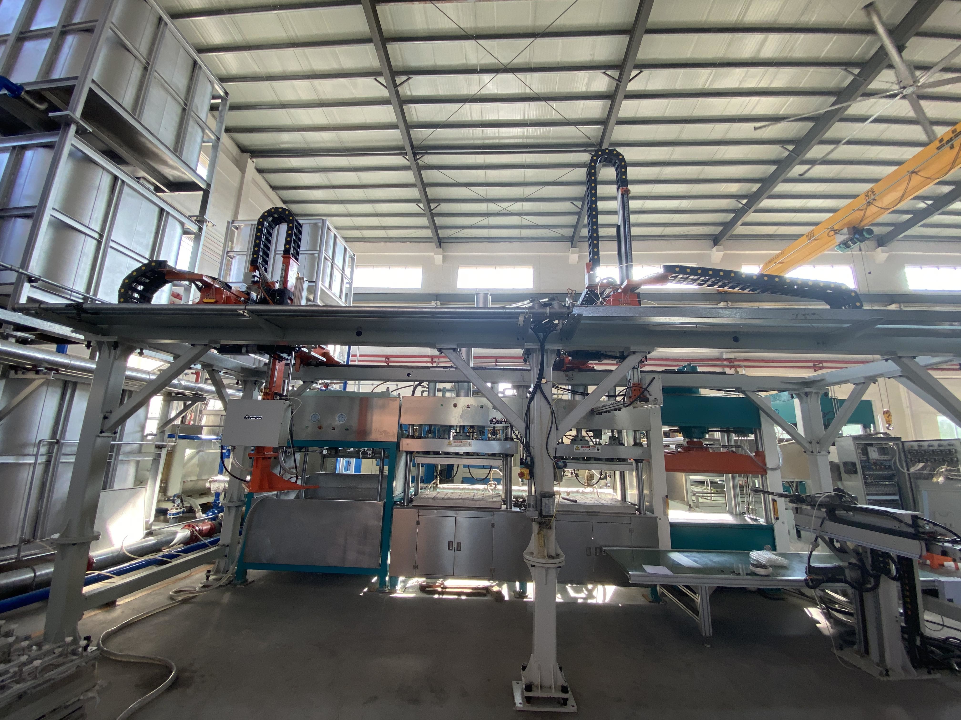 Quality 270kgs/h Virgin Pulp Plate Making Machine Pulp Tray Making Equipment for sale