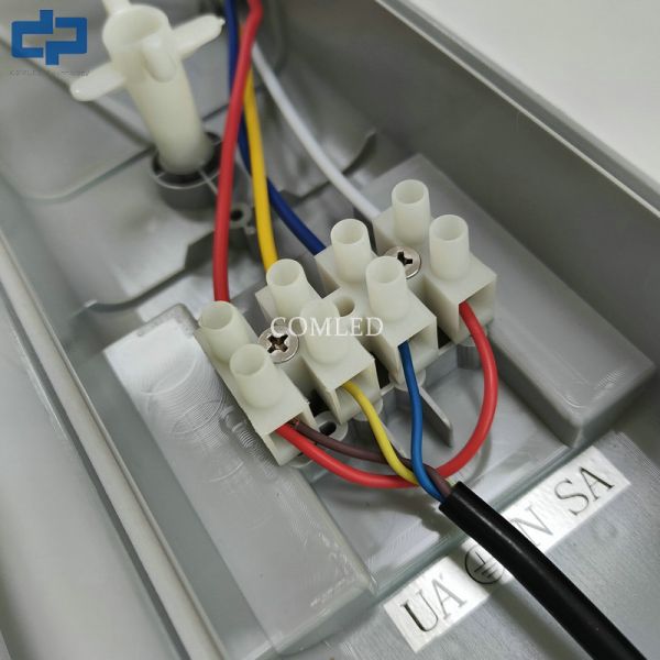 Quality 600mm Tri Proof Led Batten With Microwave Sensor 690*116*92mm for sale