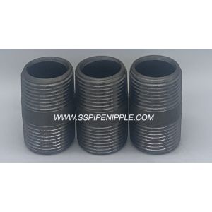Quality Industrial Black Pipe Nipple Rust Proof Galvanized Steel Pipe Nipple for sale