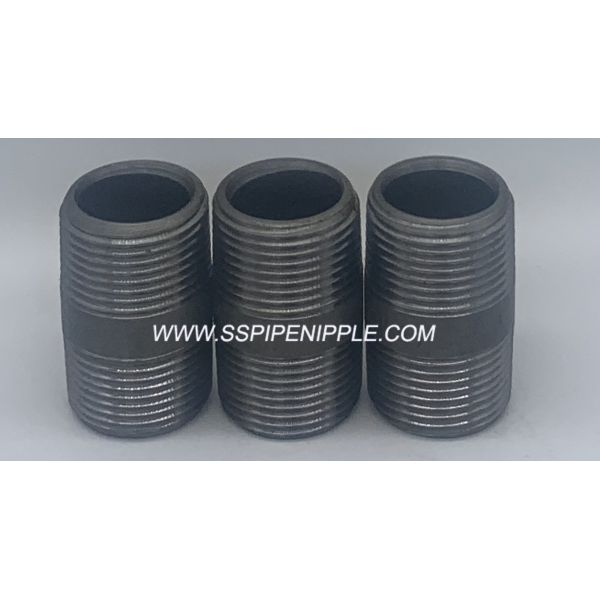 Quality Industrial Black Pipe Nipple Rust Proof Galvanized Steel Pipe Nipple for sale