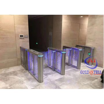Quality AC / DC Security Turnstile Gate With RFID Fingerprint Facial Recognition Access for sale
