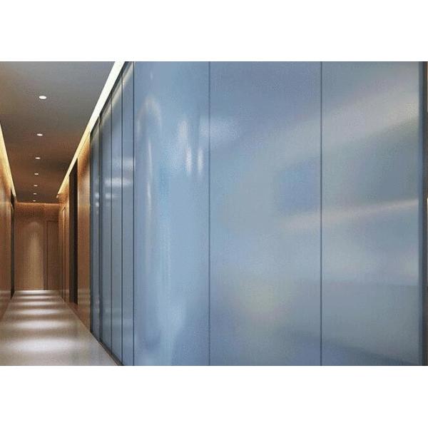 Quality 0.375mm PDLC Tempered Smart Switchable Glass Windows Residential for sale