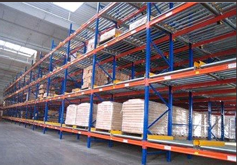 Quality Q235 Q355 Steel FIFO Gravity Shelving Gravity Roller Racking CE TUV Standard for sale