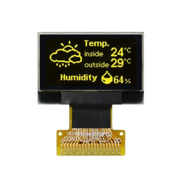 Quality 0.96 inch SSD1315 OLED Display Module Folding Type OEL Display ModulePixel for sale