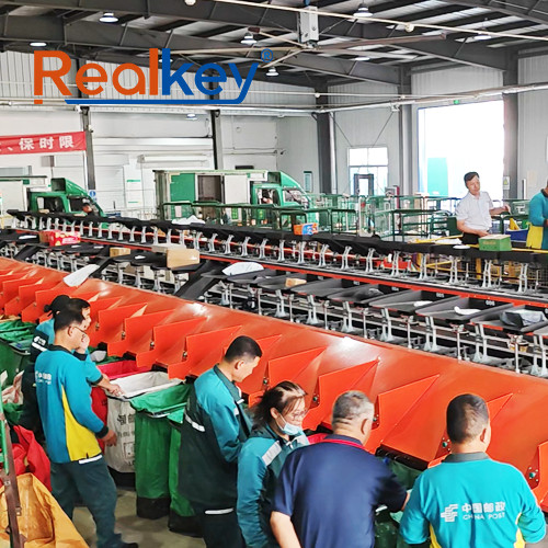 Quality Fast Sorting Tilt Tray Sorter Parcel Sorting Machine Automatic Identification for sale