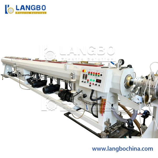Quality Plastic Water Supply PE HDPE PP PPR Pipe Tube Single Screw Extruder Production for sale