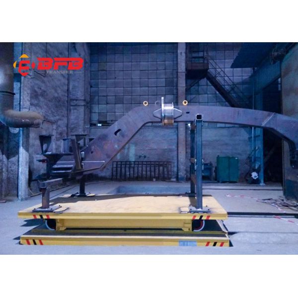 Quality Platform Structure Hydraulic Lifting Transfer Cart Customized Wire Coil Car CE / ISO Certificated for sale