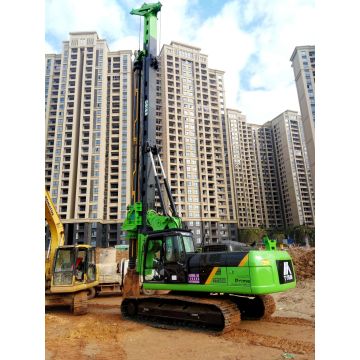 Quality Foundation Pile Drilling Hydraulic Piling Rig With Rotary Angle Displacement for sale
