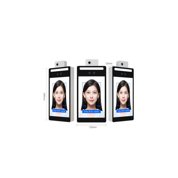 Quality Wall Mounting Temperature Measure Android 7.1 Facial Identification Terminal for sale