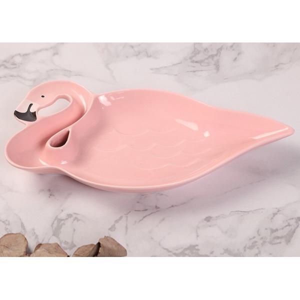 Quality Hotel Stain Resistant 130ml Plate Flamingo Tea Set for sale