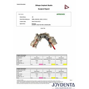 Quality Guided Surgery Solutions Single Use 2mm Thickness for Digital Implant Planning for sale