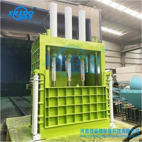Quality High Productivity Waste Tire Baler Press Vertical Baler Machine for Retail and for sale