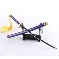 Quality 22CM Zinc Alloy Anime Sword Keychains Bleach Toshiro Hitsugaya Sword for sale