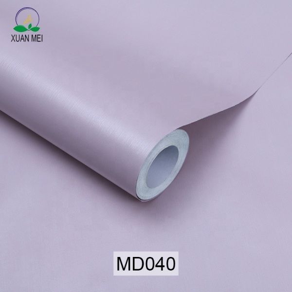 Quality Anti-Static Function Solid Color Vinyl Wallpaper for Easy DIY Installation and for sale
