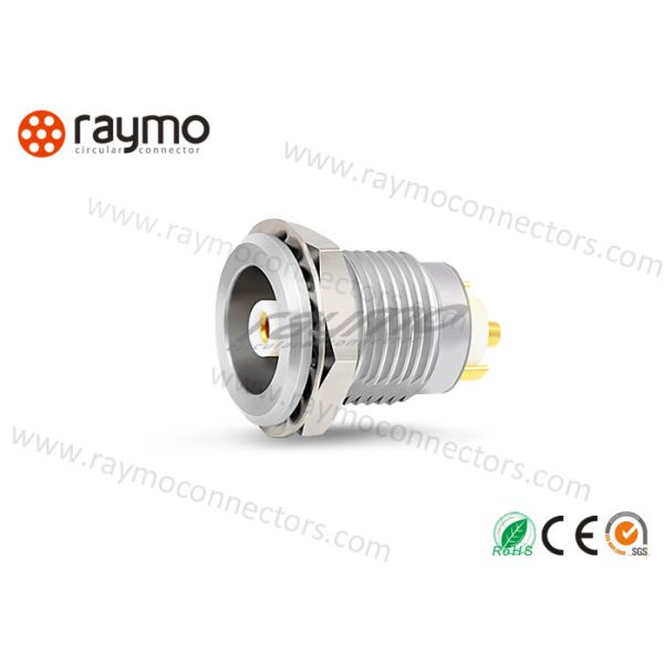 Quality CE Certification Half Moon Connector, Coaxial Cable Connector Plated Gold Contacts for sale