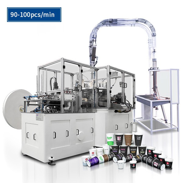 Quality 20kw Rated Power Automatic Paper Cup Machine For Drinking Cups for sale