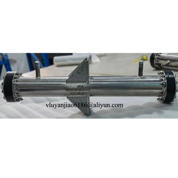 Quality Custom Robust Design PTFE Heat Exchanger With Heavy Duty CPVC Mounting Bracket for sale
