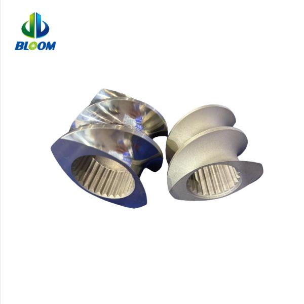 Quality ZSK Twin Extruder Parts Screw Elements For Lithium Battery Slurry Production for sale