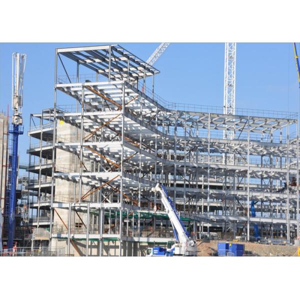 Quality Large Project Steel Frame House Construction , Commercial Metal Buildings for sale