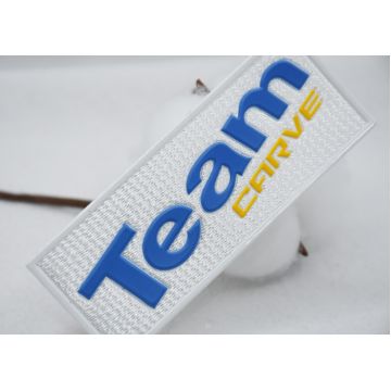 Quality Tatami Fabric Custom Clothing Patch 3D Silicone Heat Transfer Patches for sale