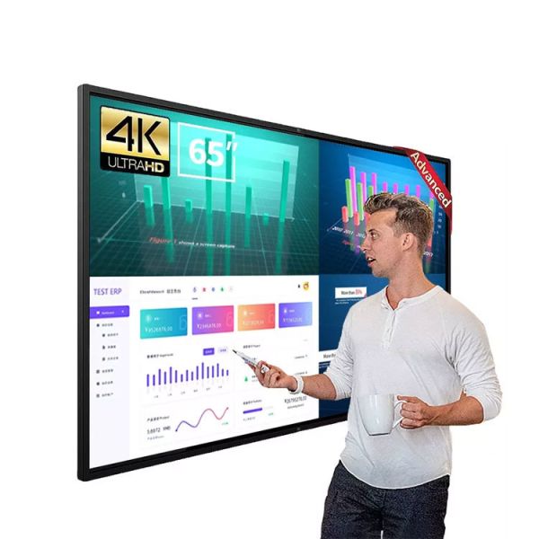 Quality Anti Glare 65 Inch Interactive Whiteboard , 4K Interactive Digital Board For for sale