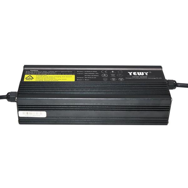 Quality 6A 36V Intelligent Lead Acid Battery Charger Waterproof IP65 for sale