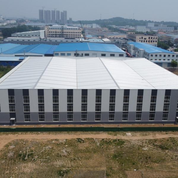 Quality Prefabricated Steel Frame Building Structure with Rock Wool Insulation for sale