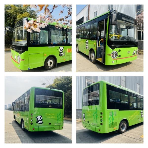 Quality 6.6m Electric City Bus Zero Emission ZEV Bus LHD RHD 24 Seater For Urban for sale