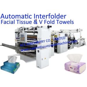 Quality Rubber Embossing Full Automatic Facial Tissue Machine With Auto Transfer for sale