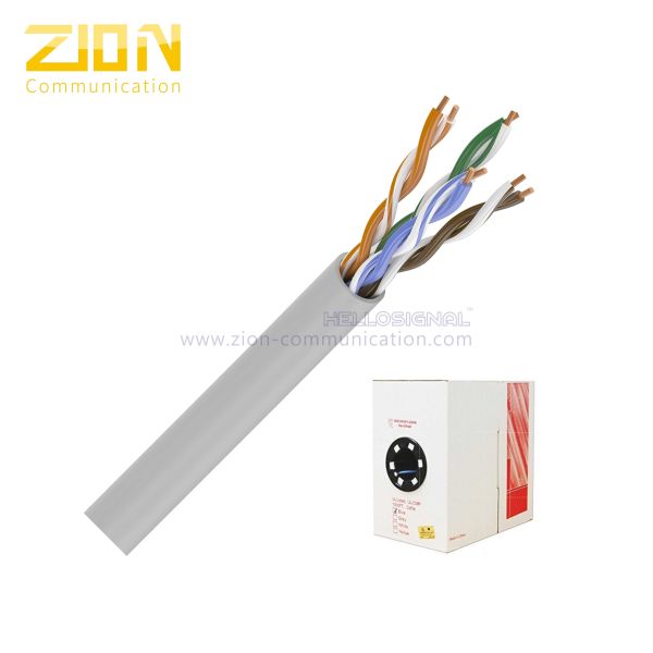 Quality UTP CAT5E Network Cable Copper Clad Aluminum with PVC Jacket  for Fast Ethernet for sale